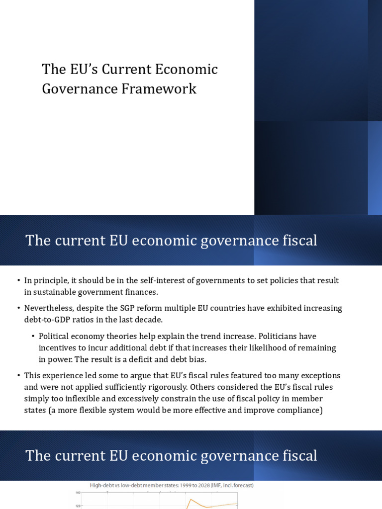 EU Economic Governance Reform Overview | PDF | Government Budget ...
