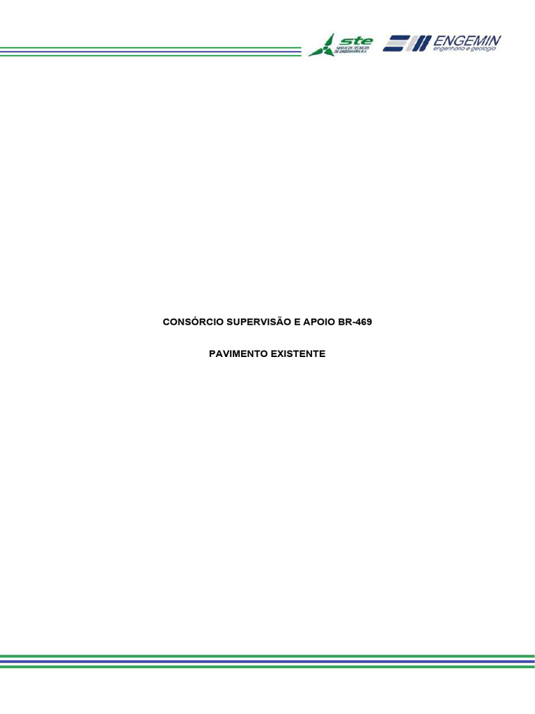 Anexos - Pavimento Existente | PDF