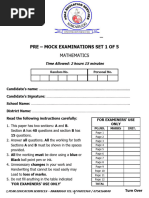 Math Sample Paper 2024 | PDF