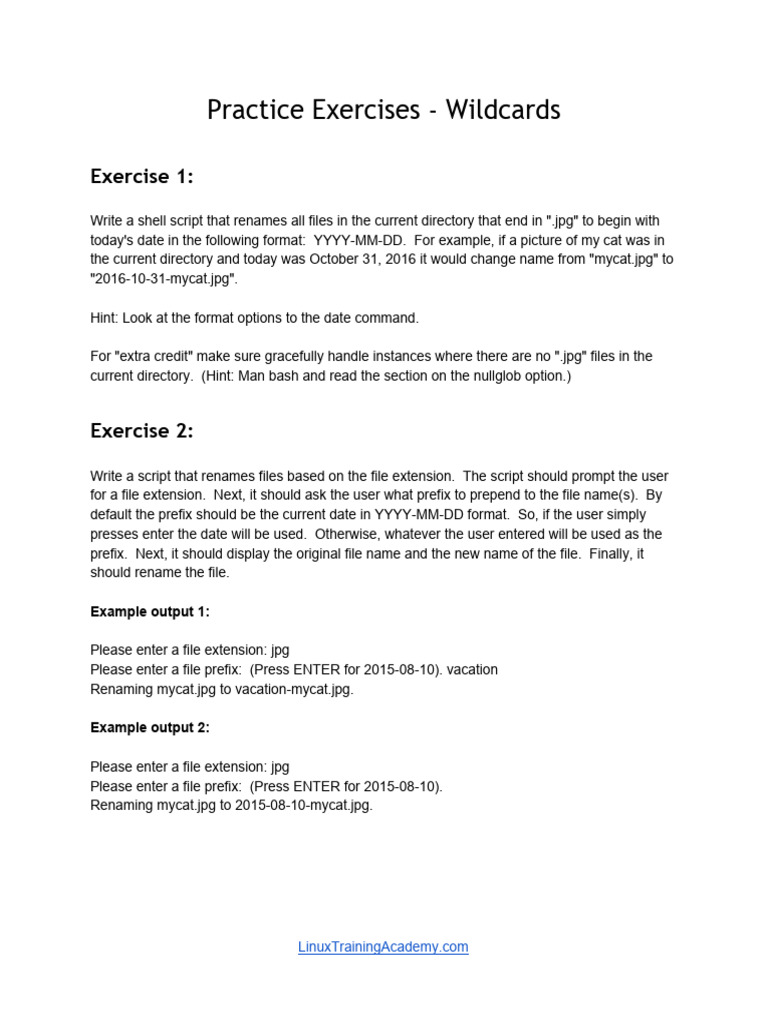 021 Practice Exercises | PDF