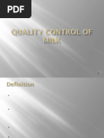 Determination of Fat in Milk by Gerber Method | PDF | Milk | Water