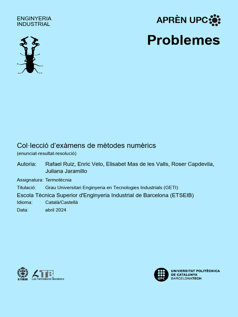 Col Lecció Exàmens Mètodes Numèrics | PDF