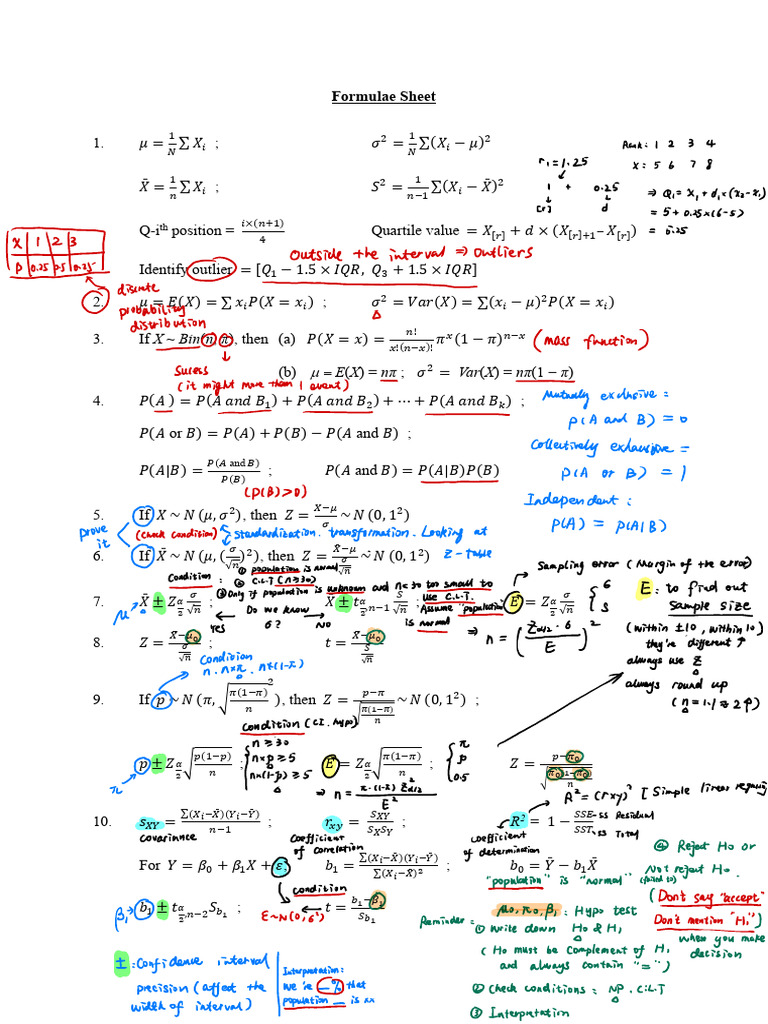 Formulae Sheet | PDF | Chess Theory | Chess