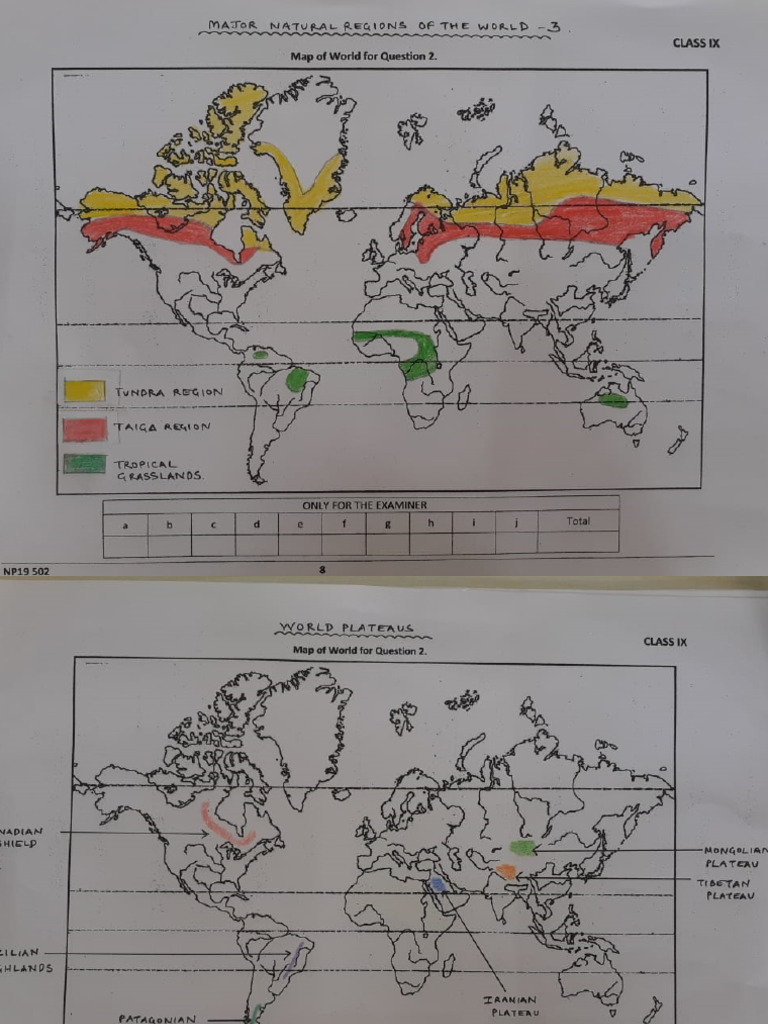 Grade 9 World Map | PDF