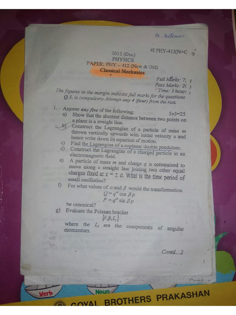 CM Prev. Year Qs | PDF