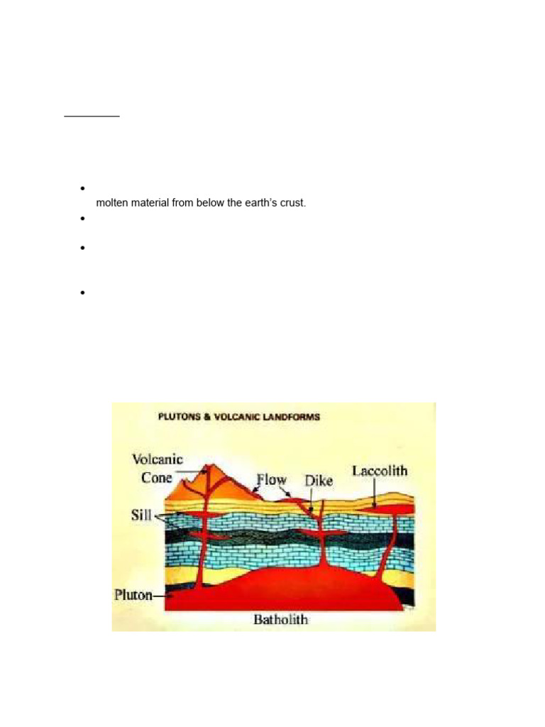 Intrusive Igneous Activity | PDF