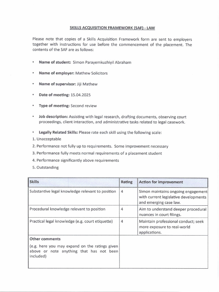 Sfa Form | PDF