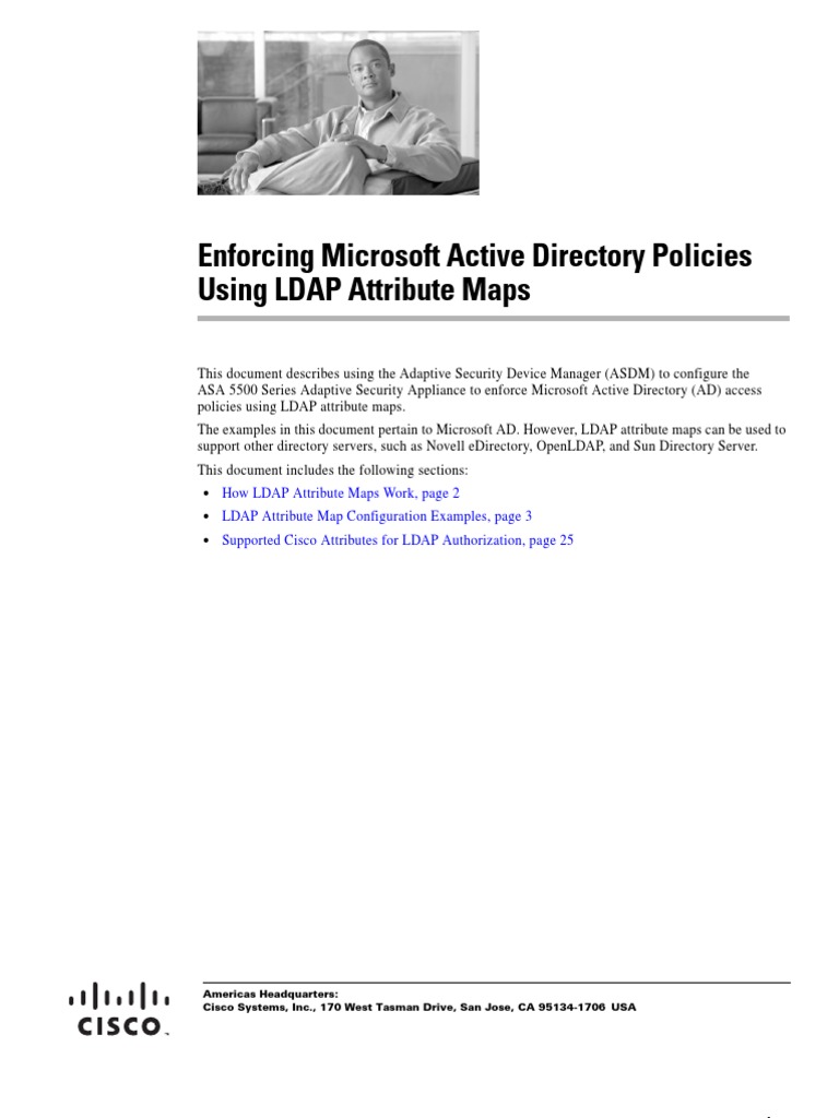 Enforcing Microsoft Active Directory Policies Using LDAP Attribute Maps ...