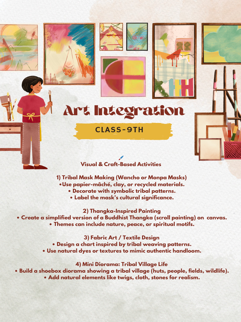 Class-9 Art integration.pdf | PDF