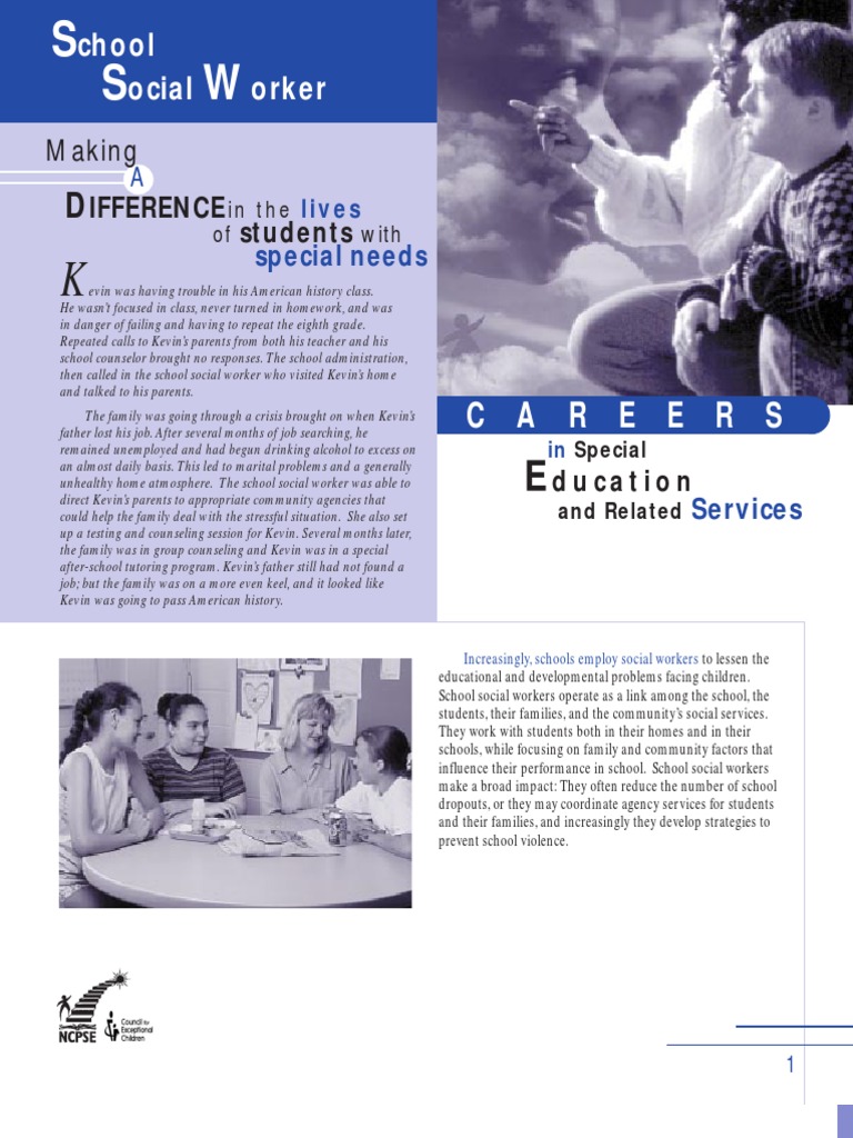 School Social Work | PDF | Social Work | Special Education