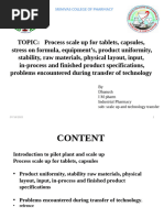 OSD Manufacturing Process Overview | PDF | Tablet (Pharmacy) | Liquids