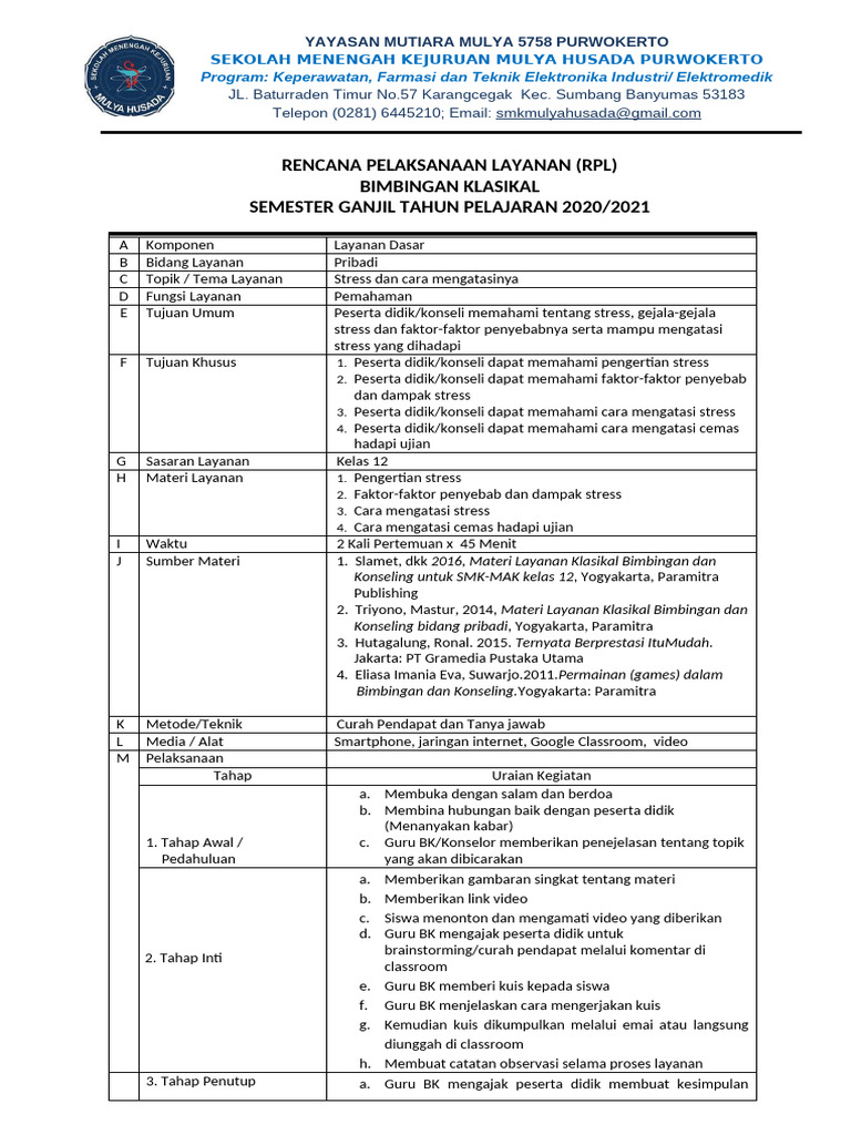 RPL Stress Dan Cara Mengatasinya (Ganjil) | PDF