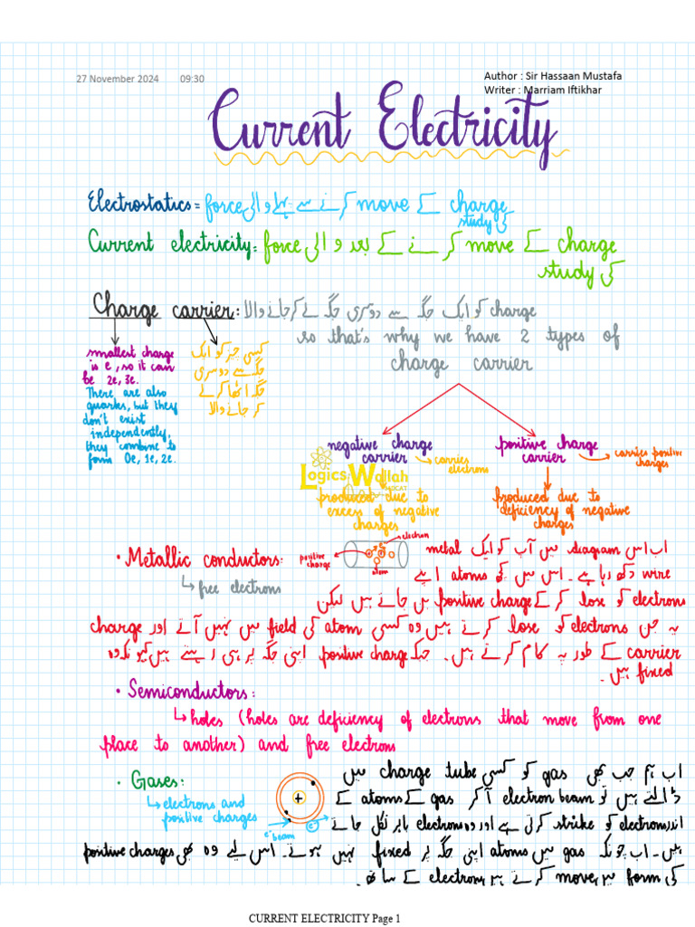 Electric Current 2 | PDF