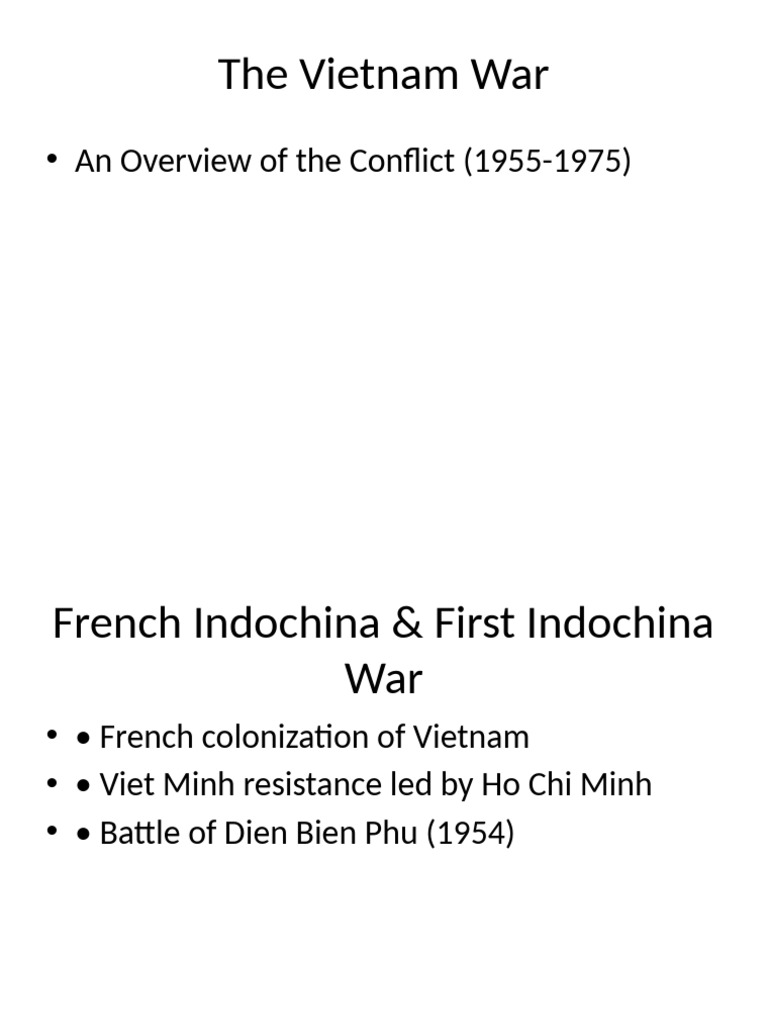 Vietnam War Presentation | PDF