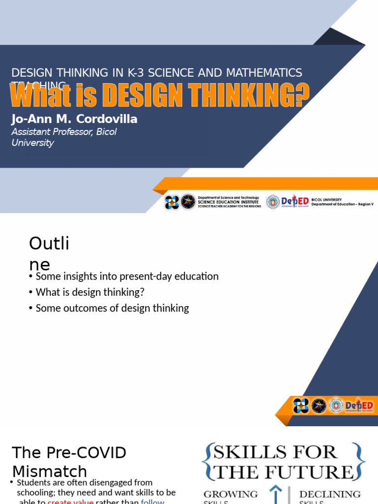 What Is Design Thinking, J. Cordovilla | PDF | Design Thinking | Learning