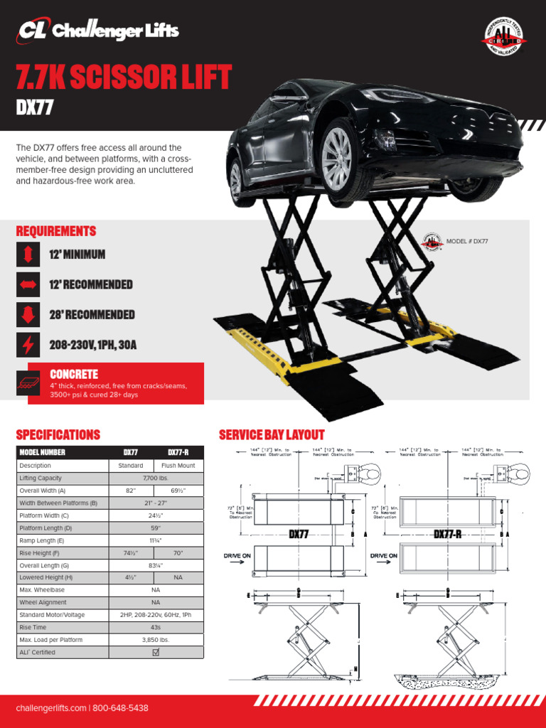 DX77 Spec Sheet | PDF