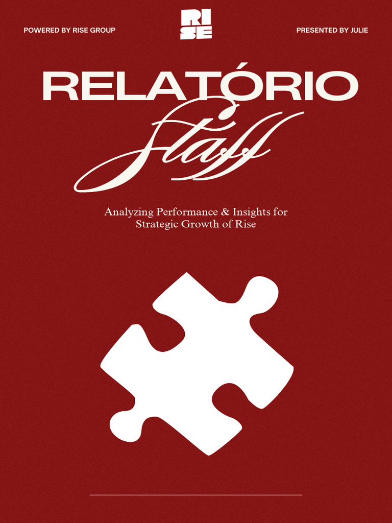 Relatório Hstaff - By Julie 3006 | PDF
