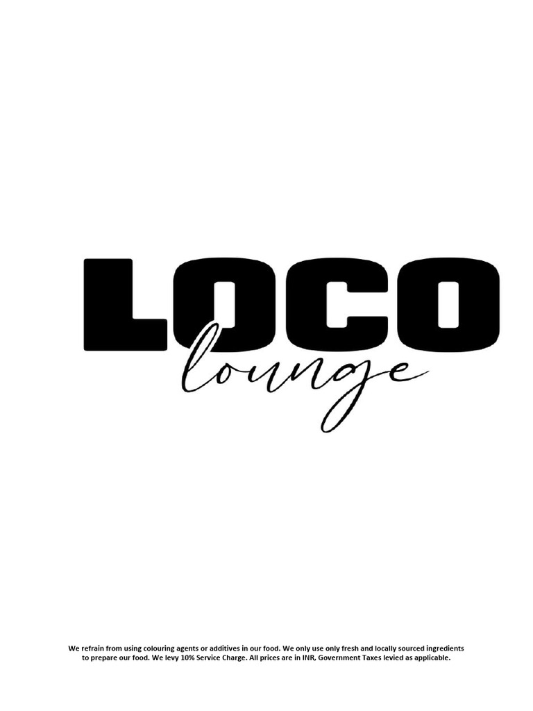 Loco Lounge Final Menu 04-24 | PDF | Pizza | Pesto