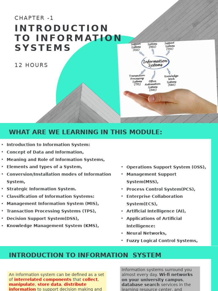Introduction To Information System | PDF | System | Information