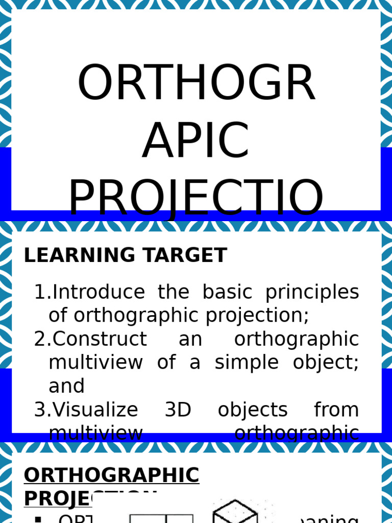 Orthographic Drawing | PDF