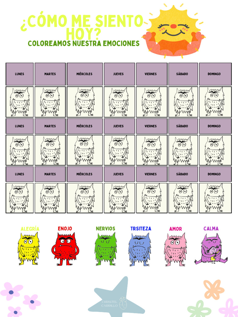Coloreamos Nuestra Emociones | PDF
