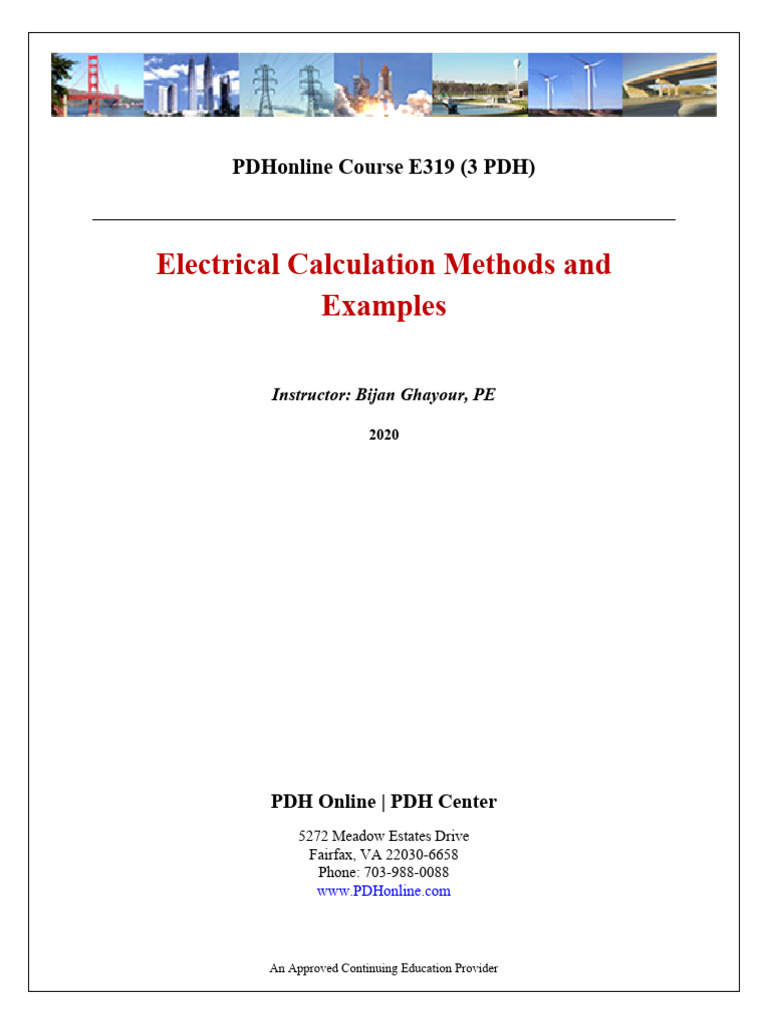 Electrical Calculation | PDF | Capacitor | Transformer