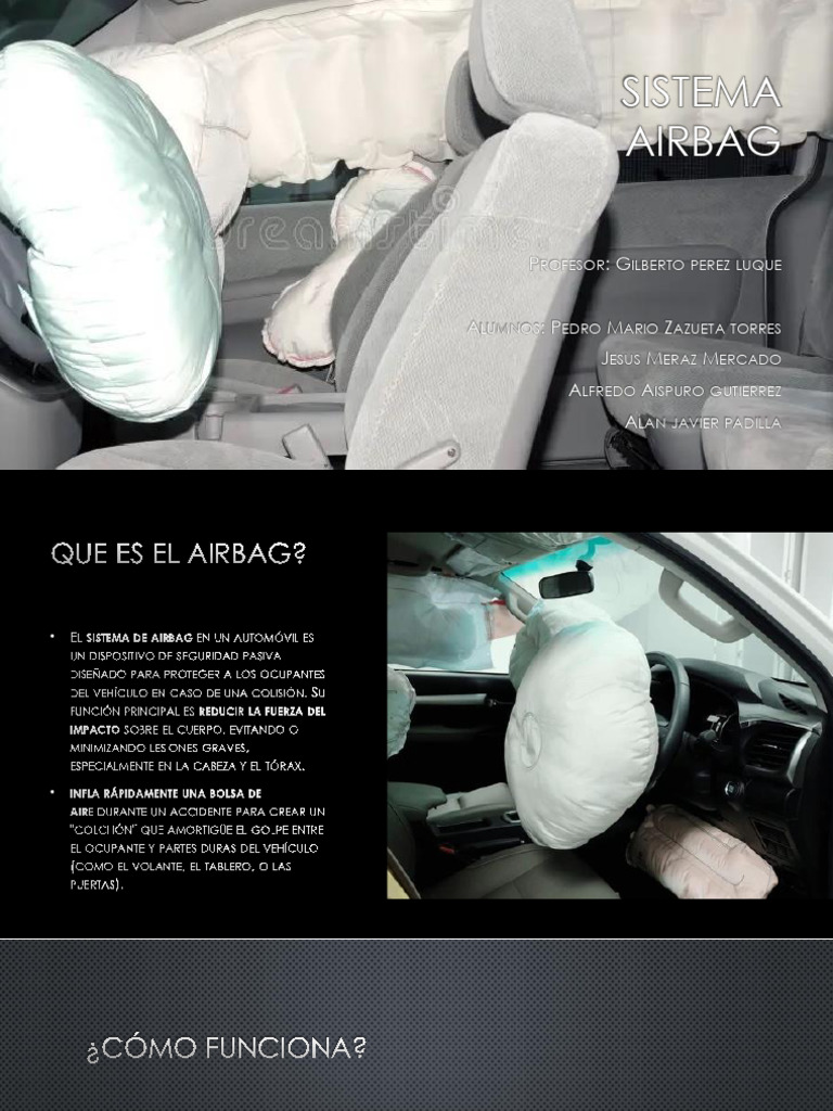 Presentación Airbag | PDF | Airbag | Vehículos