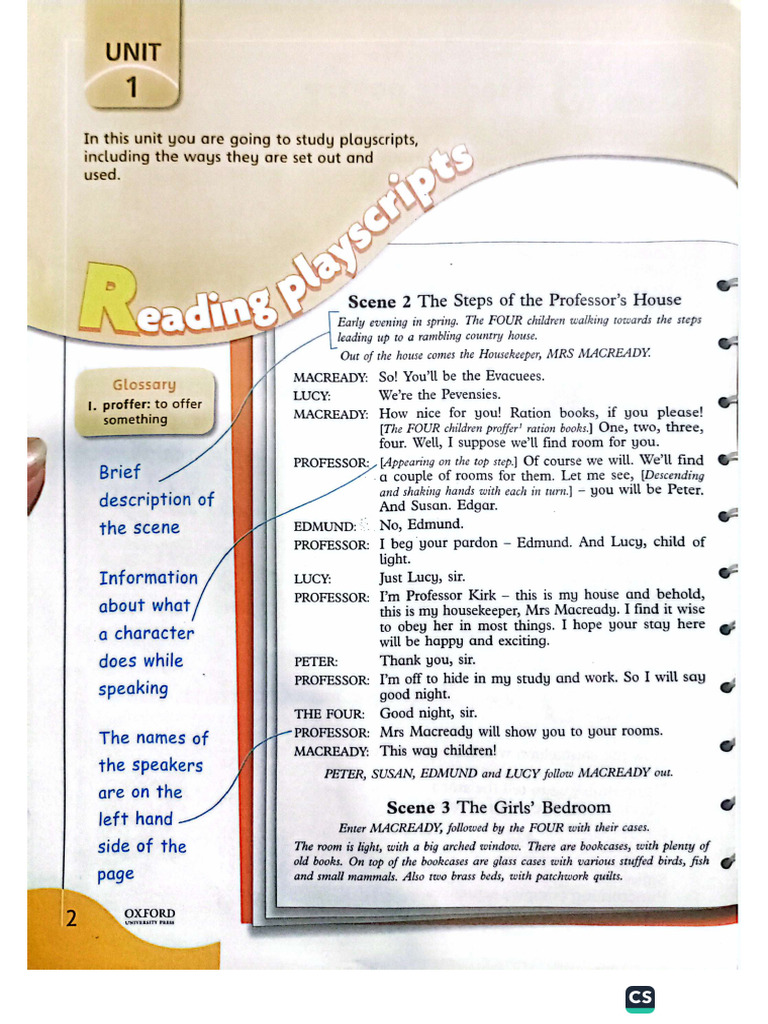 Reading Comprehension Playscript | PDF