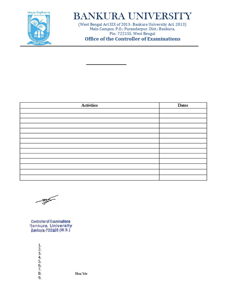 Tentetive Dates For UG Sem-II, IV & VI Exam 2024-25 | PDF | Chess ...