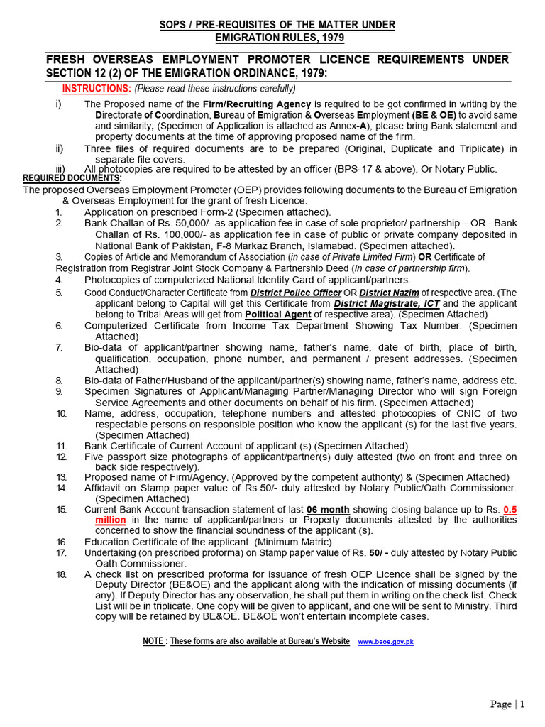 OEP License Application Guidelines | PDF | Notary Public