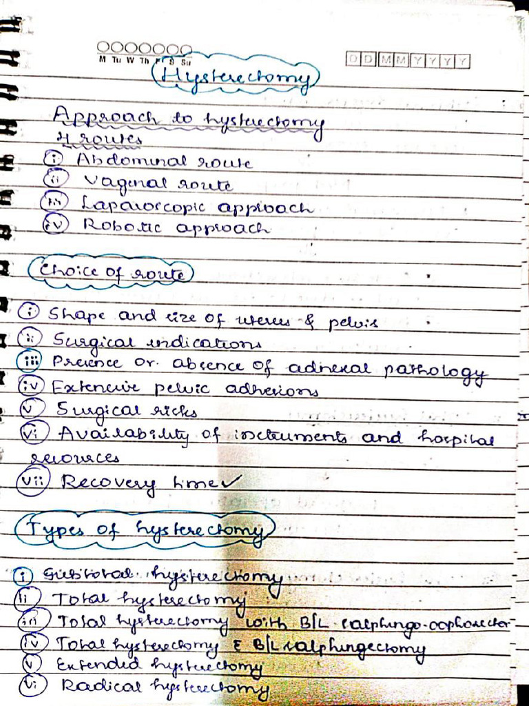 Hysterectomy PDF | PDF