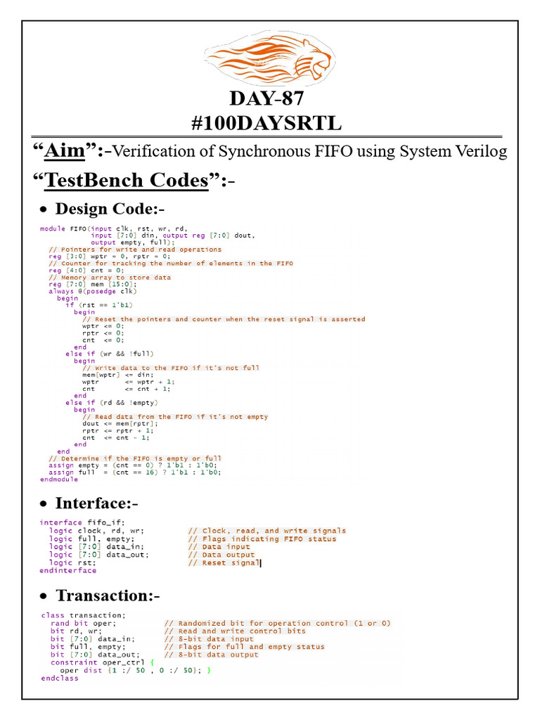 Synchronous FiFo | PDF