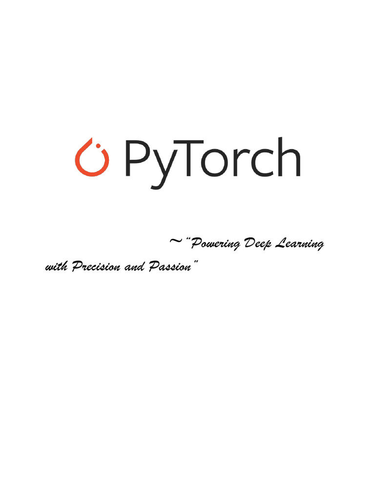 Py Torch | PDF | Deep Learning | Computer Science