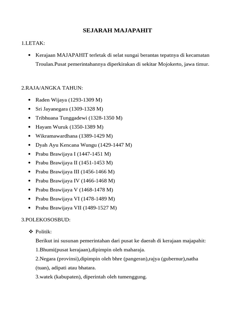 Sejarah Majapahit | PDF