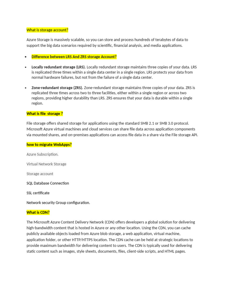 azure-interview-question_Lalit_Question& anser | PDF | Virtual Private ...