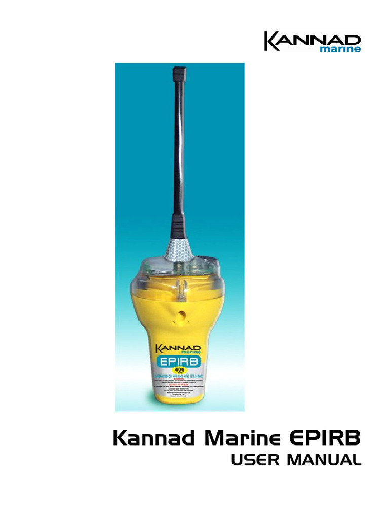 Kannad Marine EPIRB User Manual | PDF