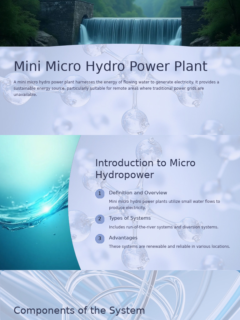 Mini Micro Hydro Power Plant | PDF | Hydroelectricity | Power Station