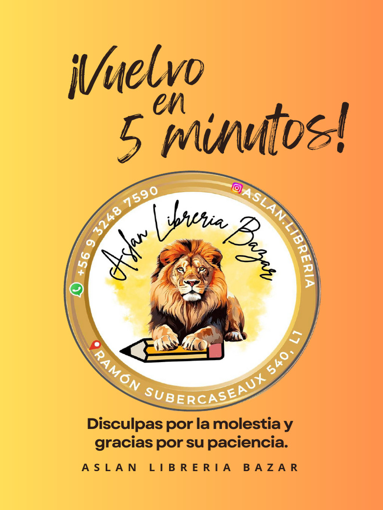 Vuelvo en 5 Mintuos | PDF