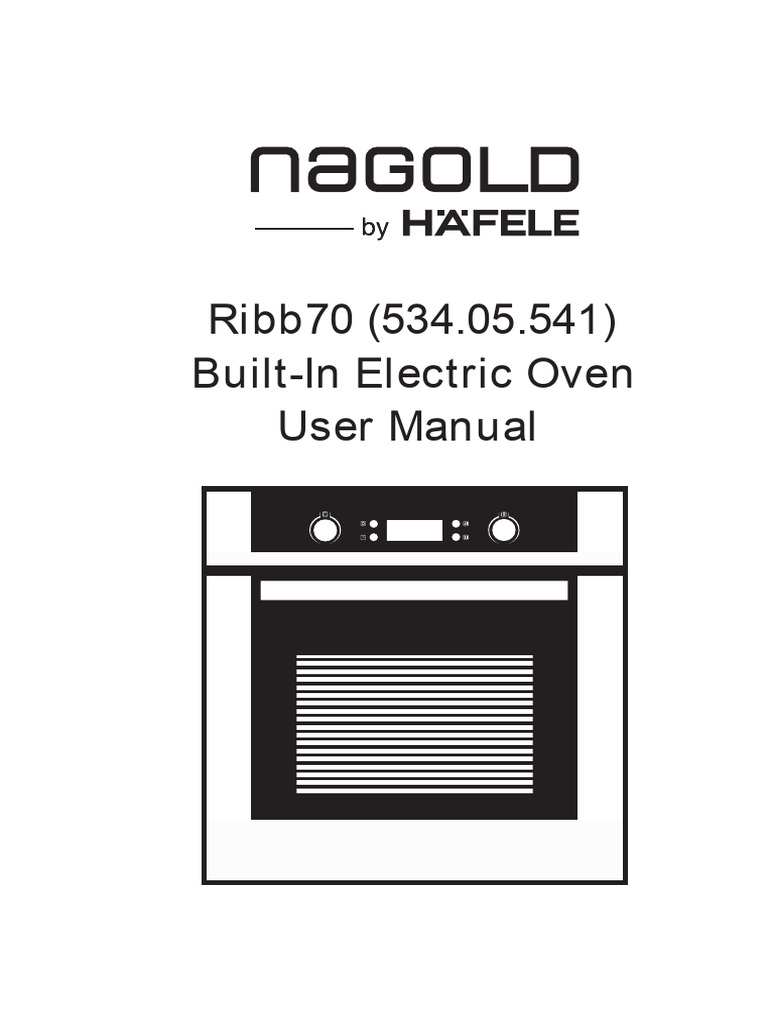 Hafele RIB70 Oven Manual | PDF | Waste | Oven