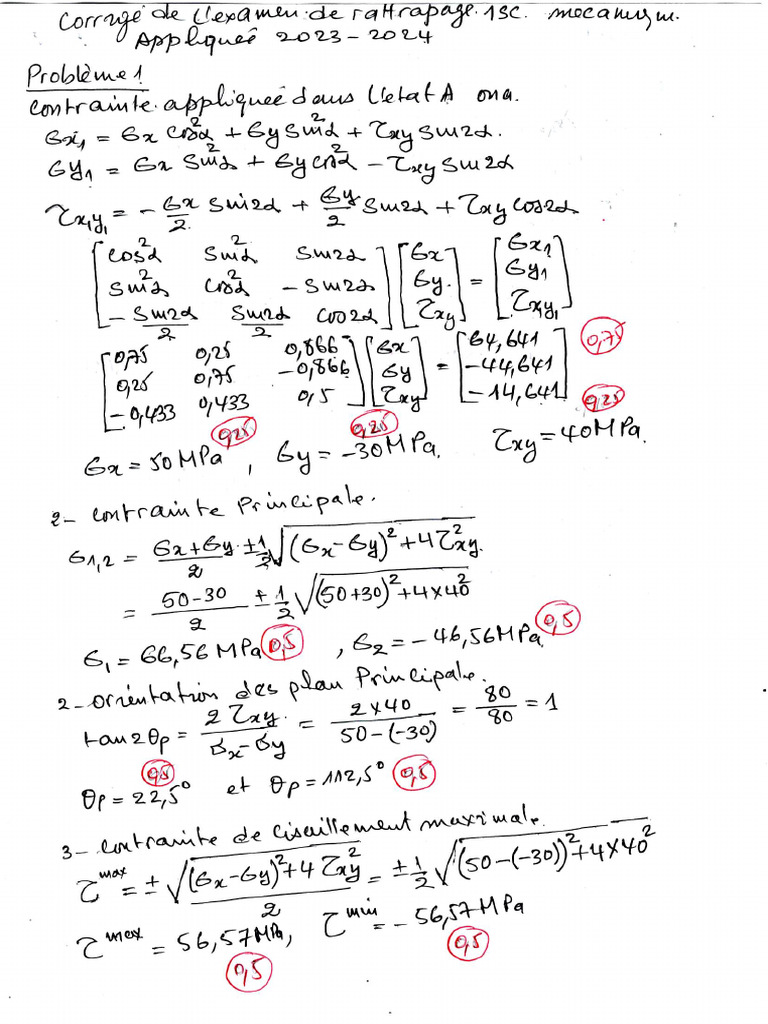corrigé rattrapage | PDF