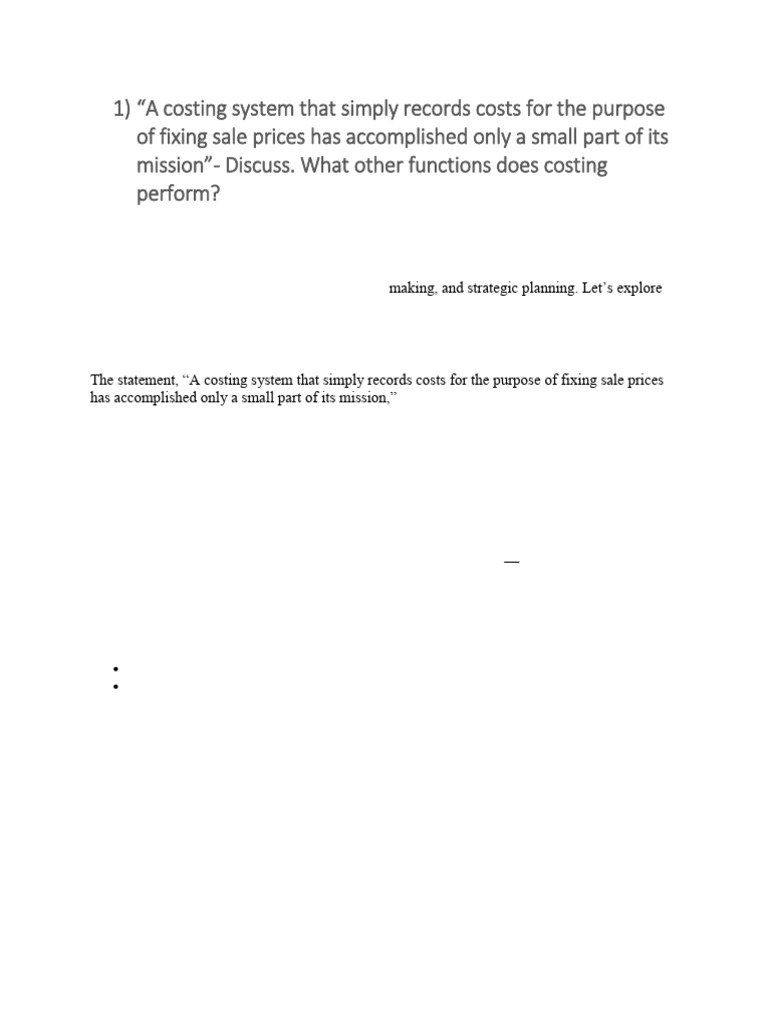 Understanding Machine Hour Rate in Costing | PDF | Inventory ...