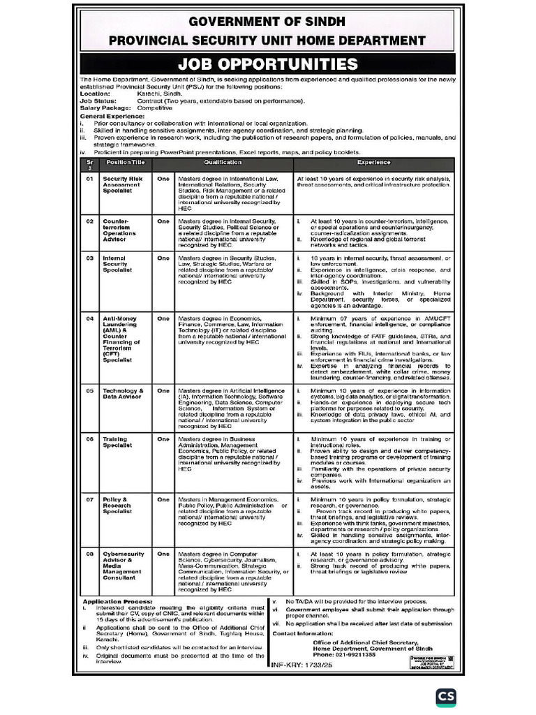 Provincial Security Unit | PDF
