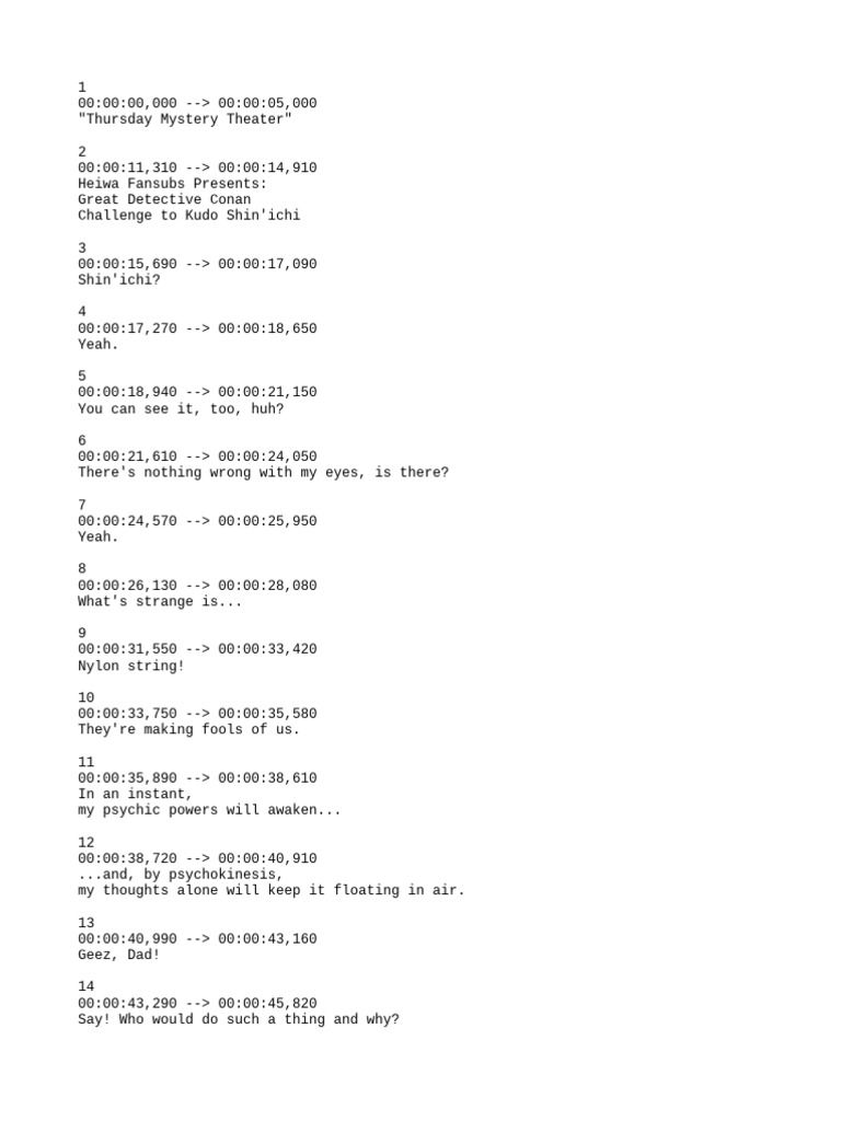 Detective Conan Kudo Shinichi e No Chousenjou Ep02 (450p x264) | PDF