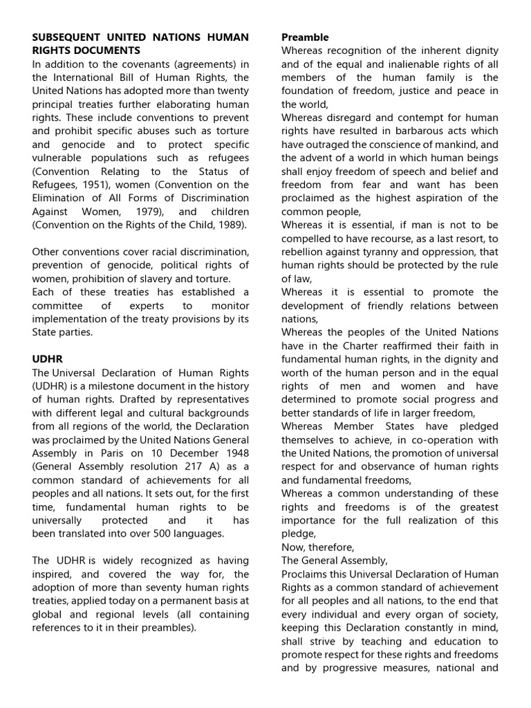 05 Udhr | PDF | Human Rights | Social Ethics