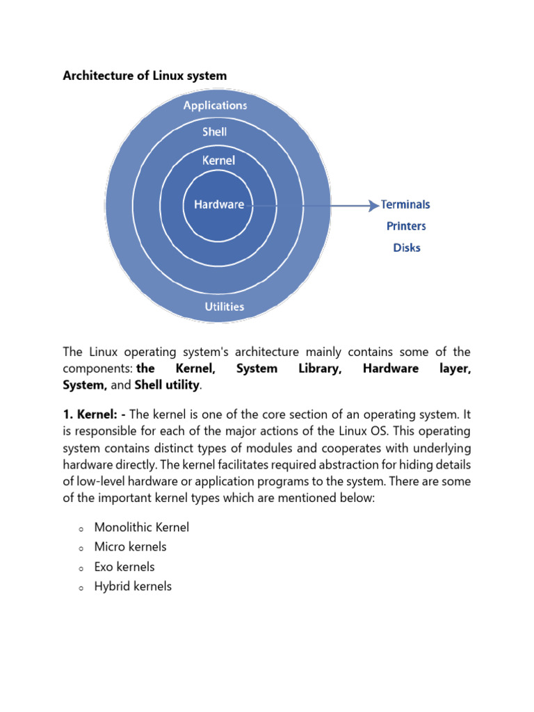 05 Architecture of Linux System | PDF