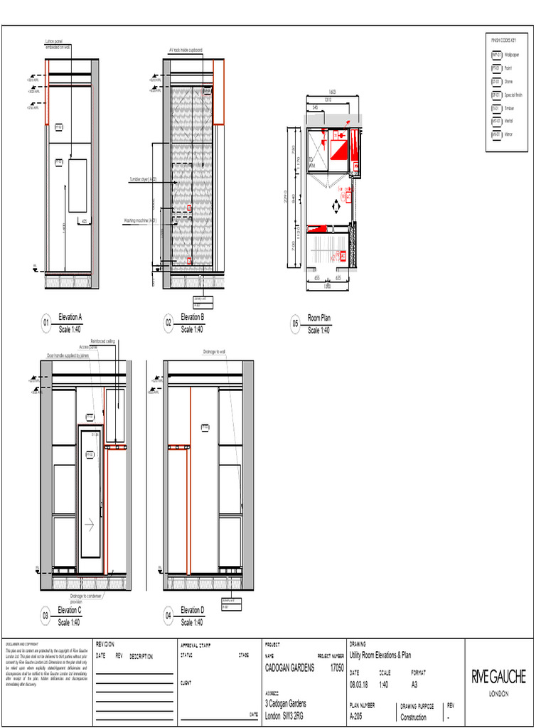 Utility Room Elevations & Plans | PDF | Building Engineering