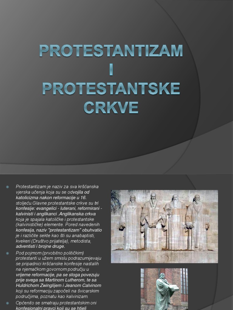 Protestantizam Prezentacija A | PDF