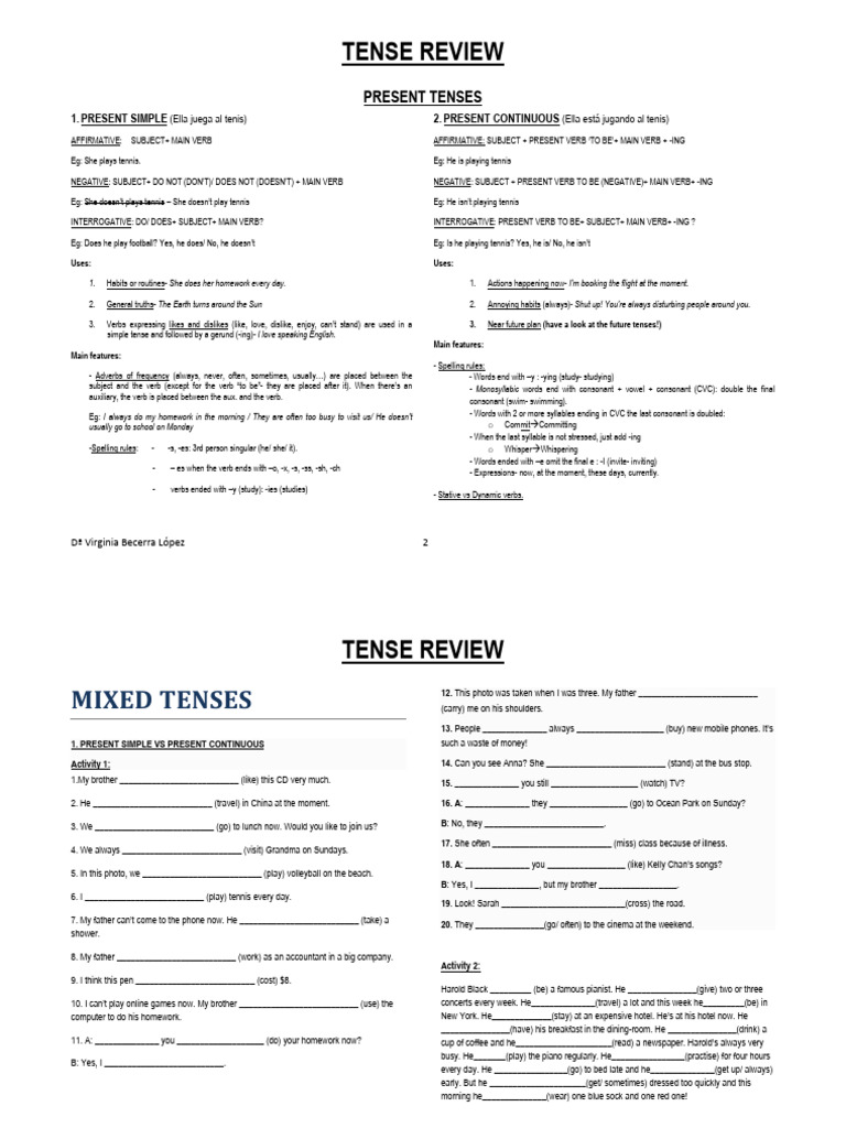 2-Bto First Term 23 - 24 | PDF | Verb | Syllable