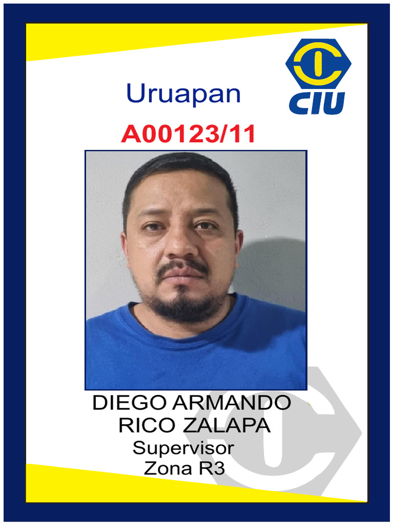 Credencial Frente Diego Armando | PDF