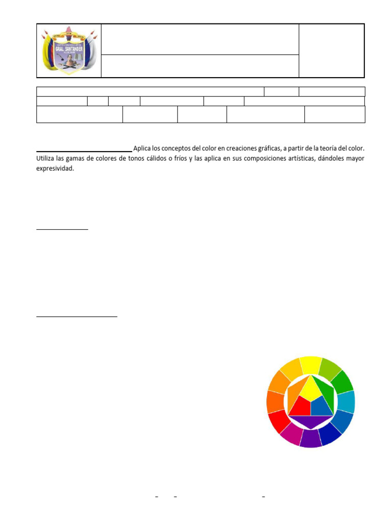 Guia 3 Tecnicas Del Color y Su Expresion | PDF | Color | Maestros